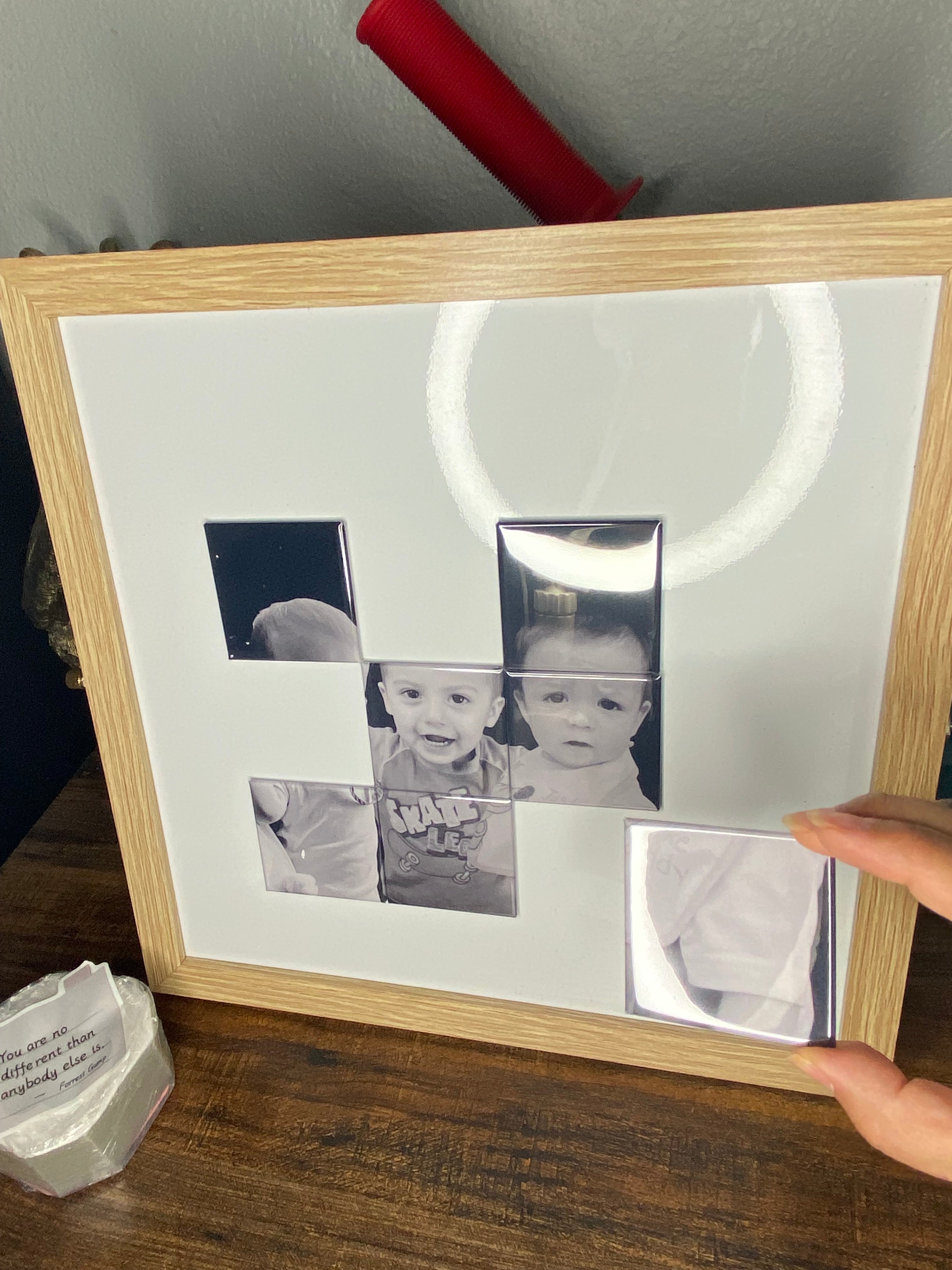 Personalized Magnetic Puzzle- set of 9 button square 2x2" | Timeless ...